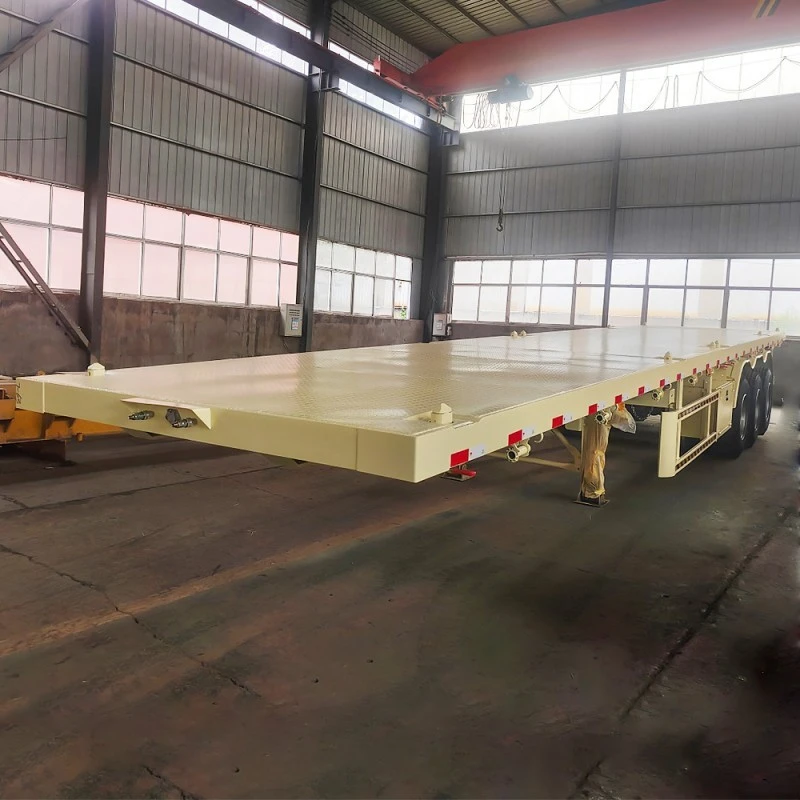 China Triple Axle Flatbed Trailer Manufacturers and Factory - Price ...