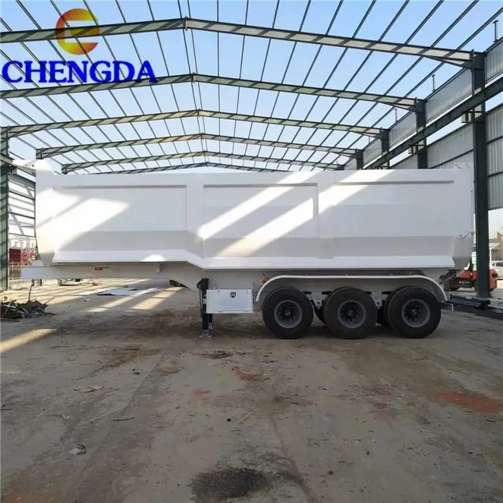 China Tri Axle End Dump Trailer Manufacturers and Factory - Price ...